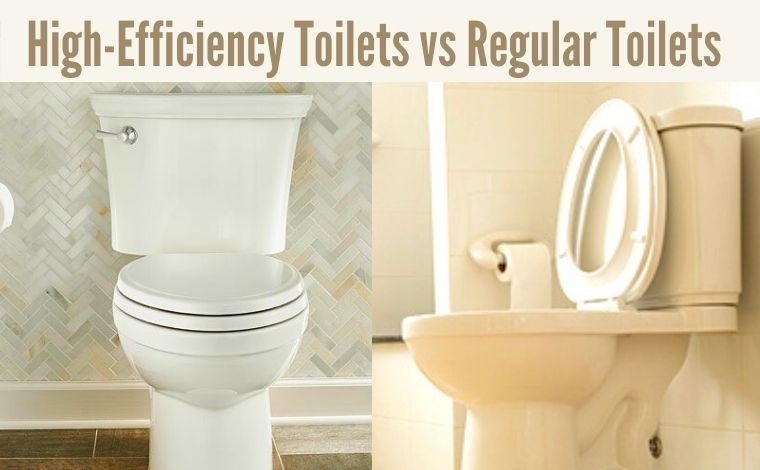 In-depth comparison of high-efficiency toilets vs. regular toilets
