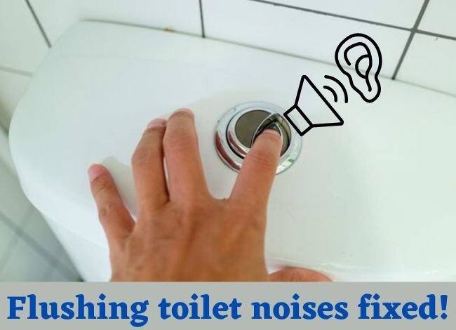 The reasons for various flushing toilet noises with easy fixes