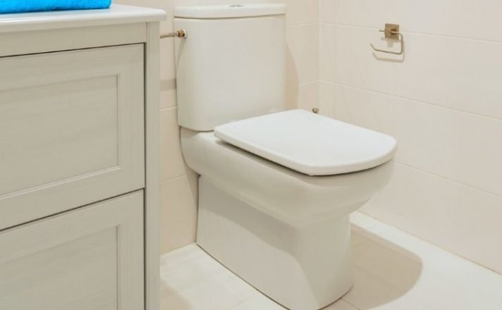 What common materials are used to make a toilet?