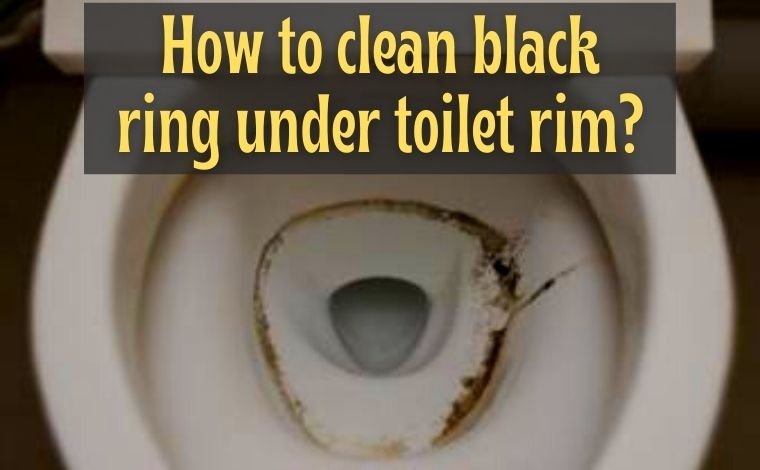 4 Effective ways to clean black ring under the toilet rim
